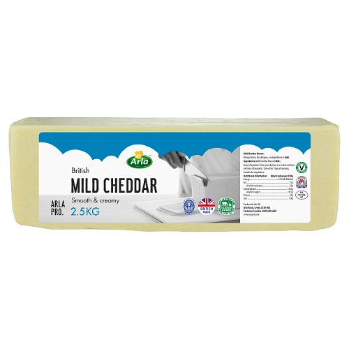 Arla British Mild Cheddar 2.5kg | Really Good Culture