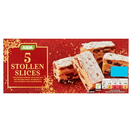 Asda 5 Stollen Slices | Really Good Culture