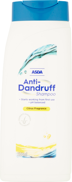 Asda Anti-Dandruff Shampoo Citrus Fragrance 500ml | Really Good Culture