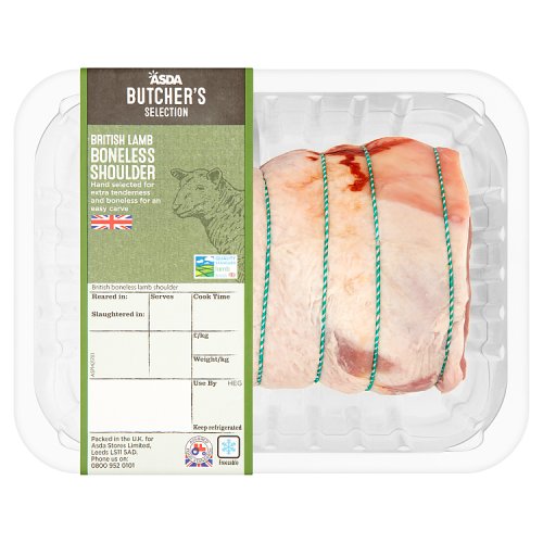 Asda Butcher's Selection British Lamb Boneless Shoulder | Really Good ...