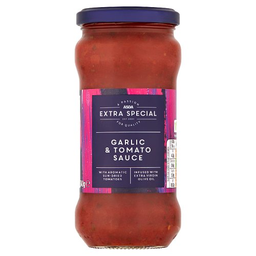 Asda Extra Special Garlic & Tomato Sauce 340g | Really Good Culture