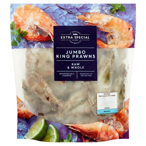 Asda Extra Special Jumbo King Prawns 300g | Really Good Culture