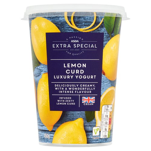 Asda Extra Special Lemon Curd Luxury Yogurt 450g | Really Good Culture