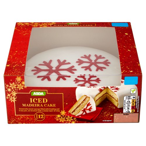 Asda Iced Madeira Cake | Really Good Culture