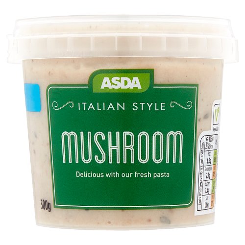 Asda Italian Style Mushroom Pasta Sauce 300g | Really Good Culture