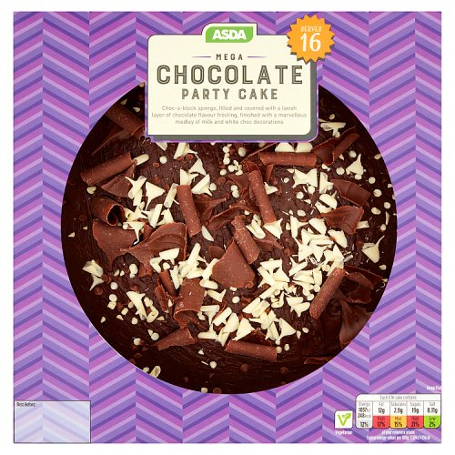 Asda Mega Chocolate Party Cake | Really Good Culture