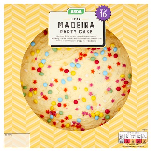 Asda Mega Madeira Party Cake | Really Good Culture