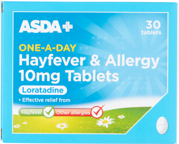 Asda One-a-Day Hayfever & Allergy 10mg Tablets 30 Tablets | Really Good ...
