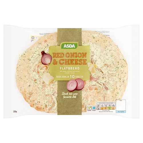 Asda Red Onion & Cheese Flatbread 250g | Really Good Culture