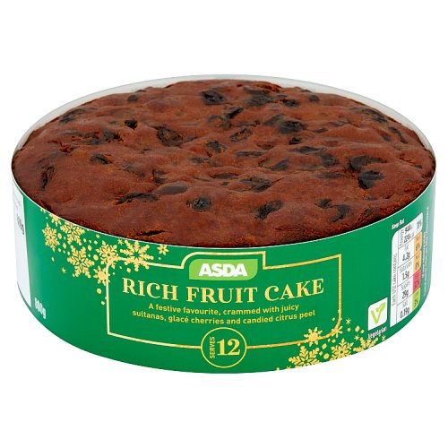 Asda Rich Fruit Cake 800g | Really Good Culture