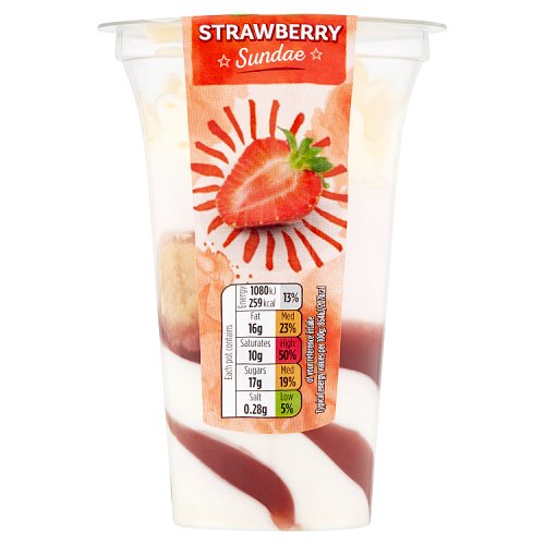 Asda Strawberry Sundae 125g | Really Good Culture