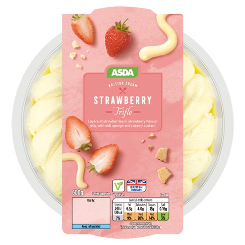 Asda Strawberry Trifle 600g | Really Good Culture