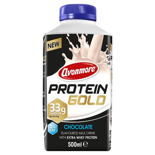 Avonmore Chocolate Flavoured Milk Drink with Extra Whey Protein 500ml ...