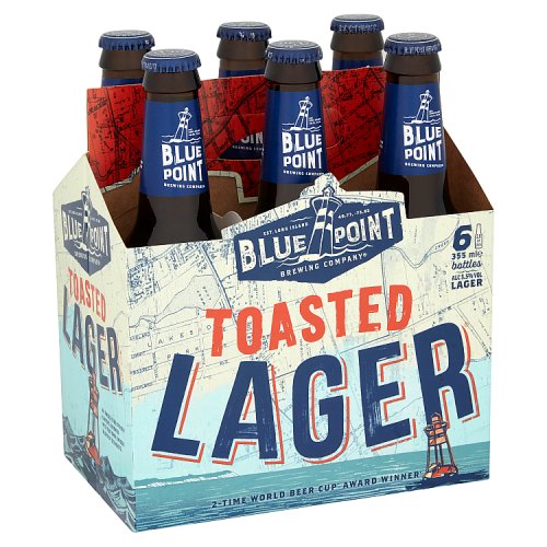Blue Point Brewing Company Craft Toasted Lager Beer Bottles 6 x 355ml ...