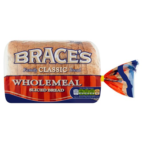 Brace's Family Bread Classic Wholemeal Sliced Bread 400g | Really Good ...