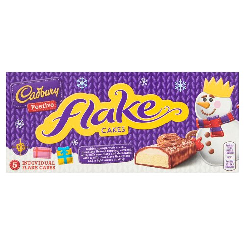 Cadbury 5 Festive Flake Cakes | Really Good Culture