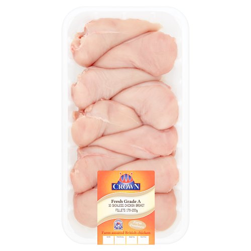 Crown 10 Skinless Chicken Breast Fillets 1.70kg | Really Good Culture