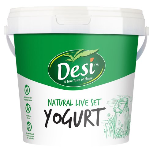 Desi Natural Yogurt Live Set 1kg | Really Good Culture