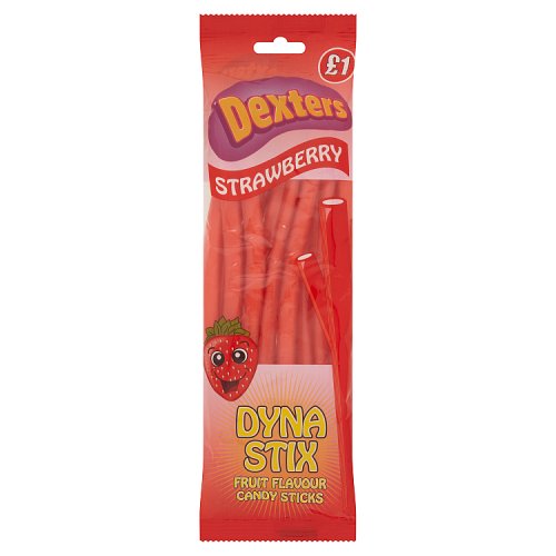 Dexters Dyna Stix Strawberry Fruit Flavour Candy Sticks | Really Good ...