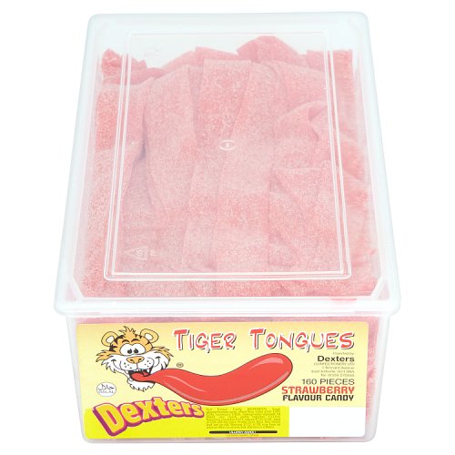Dexters Tiger Tongues Strawberry Flavour Candy 160 Pieces | Really Good ...
