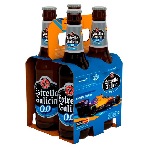 Estrella Galicia Special Edition Alcohol Free Beer 4 x 33cl | Really ...