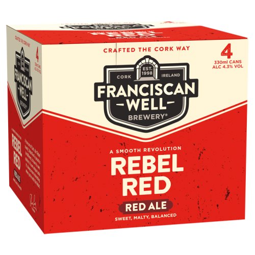Franciscan Well Rebel Red Ale 4 x 330ml | Really Good Culture