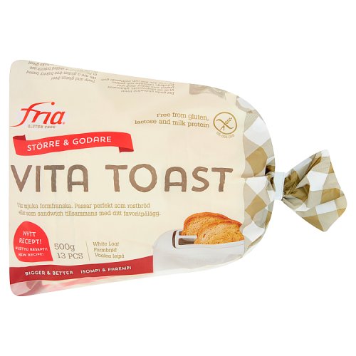 Fria Gluten Free Vita Toast White Loaf 500g | Really Good Culture