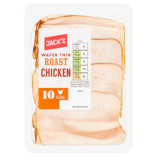 Jack's Wafer Thin Roast Chicken 10 Slices 125g | Really Good Culture