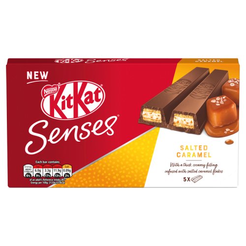 Kit Kat Senses 2 Finger Salted Caramel Chocolate Biscuits 5 Pack ...