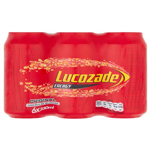 Lucozade Energy Original 6 x 330ml | Really Good Culture