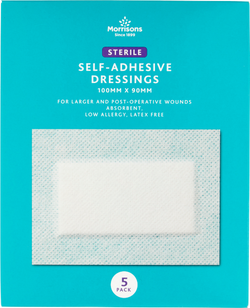 Morrisons 5 Sterile Self-Adhesive Dressings | Really Good Culture
