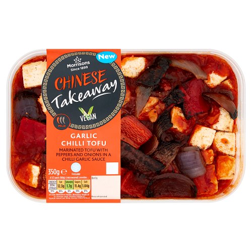 Morrisons Chinese Takeaway Garlic Chilli Tofu 350g | Really Good Culture