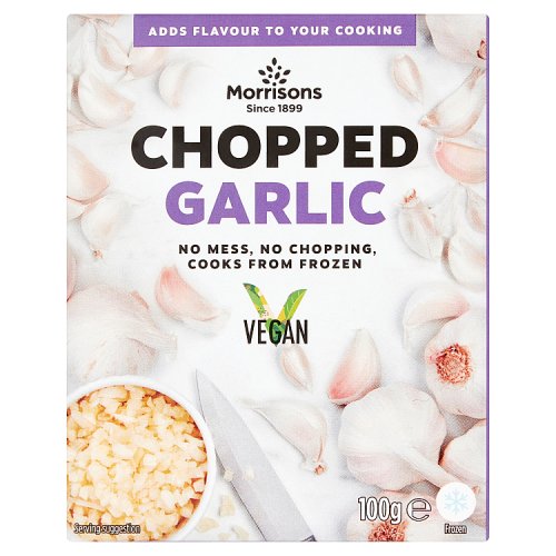 Morrisons Chopped Garlic 100g | Really Good Culture