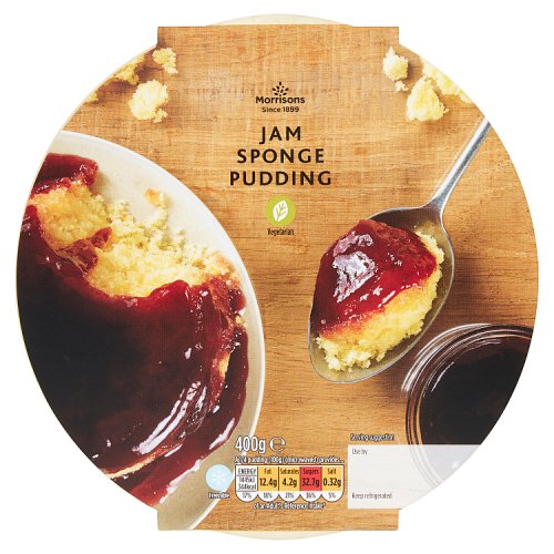 Morrisons Jam Sponge Pudding 400g | Really Good Culture