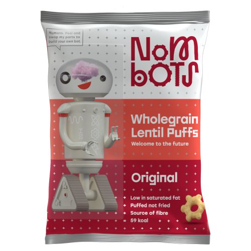 Nombots Wholegrain Lentil Puffs Original 15g | Really Good Culture