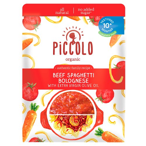 Piccolo Organic Beef Spaghetti Bolognese with Extra Virgin Olive Oil ...