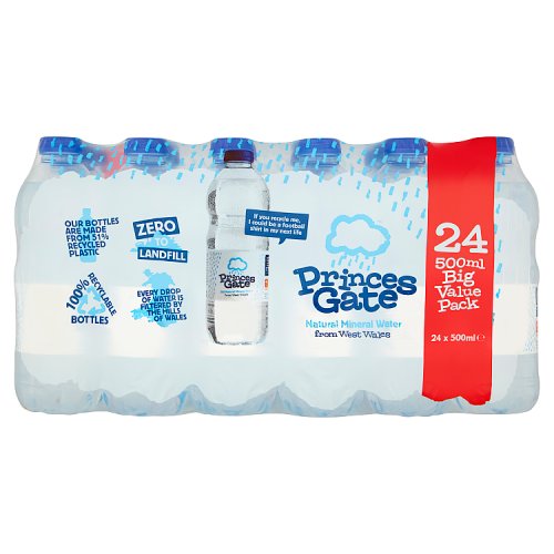 Princes Gate Natural Mineral Water 24 x 500ml | Really Good Culture