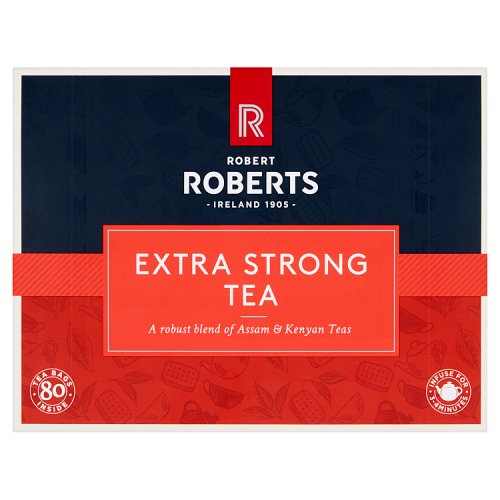 Robert Roberts Extra Strong Tea 80 Tea Bags 250g | Really Good Culture