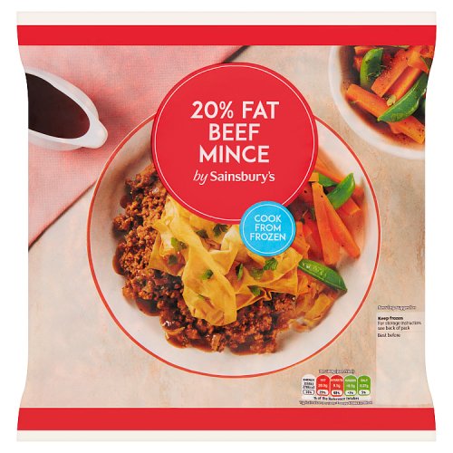 Sainsbury's 20% Fat Beef Mince 800g | Really Good Culture