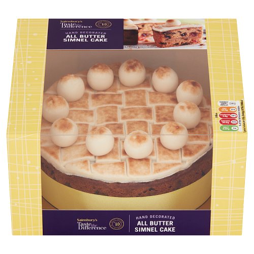 Sainsbury's Taste the Difference Hand Decorated All Butter Simnel Cake ...