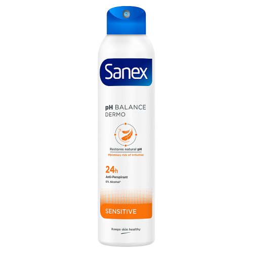 Sanex Dermo Sensitive Antiperspirant Deodorant Spray 250ml | Really ...