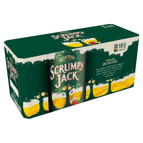 Scrumpy Jack Premium British Cider 10 x 440ml Cans | Really Good Culture