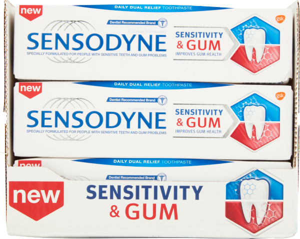 Sensodyne Sensitivity & Gum Fluoride Toothpaste 75ml | Really Good Culture