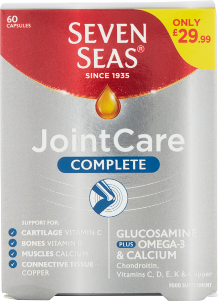 Seven Seas JointCare Complete Glucosamine Plus Omega-3 & Calcium 60 ...
