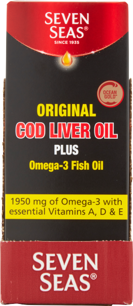 Seven Seas Original Cod Liver Oil Plus Omega-3 Fish Oil 300ml | Really ...