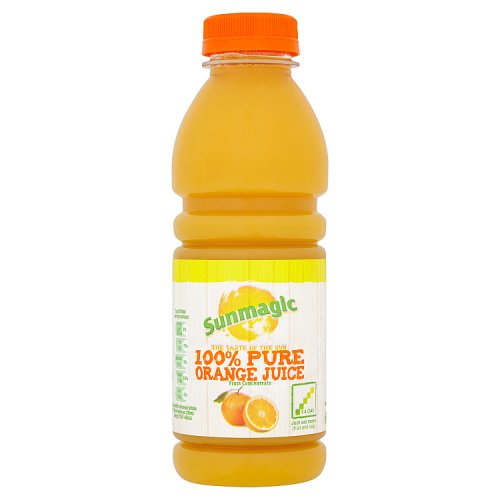 Sunmagic 100% Pure Orange Juice from Concentrate 500ml | Really Good ...