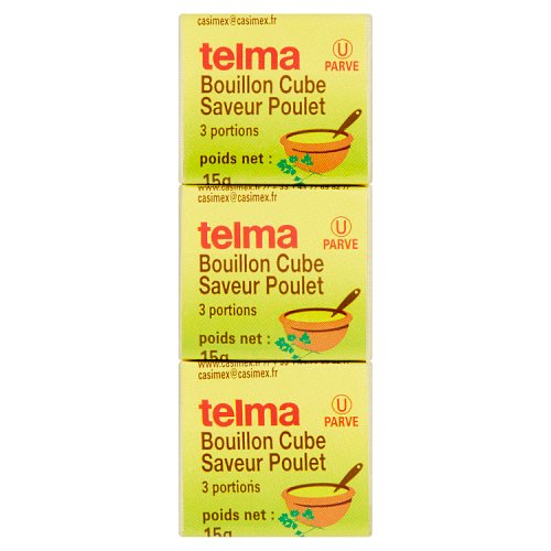 Telma Chicken Flavour Stock Cubes 3 x 15g | Really Good Culture