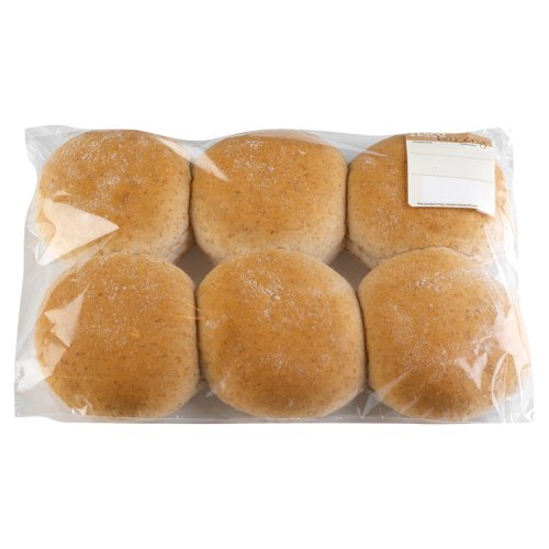 Tesco Bakery 6 Soft Wholemeal Rolls | Really Good Culture
