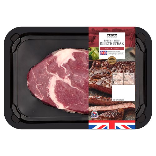 Tesco British Beef Ribeye Steak | Really Good Culture