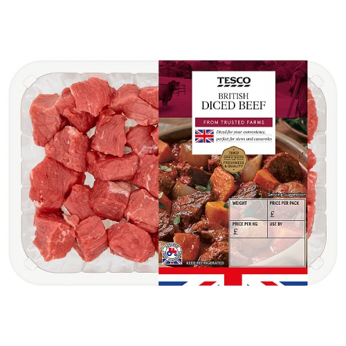 Tesco Diced Beef 600G | Really Good Culture